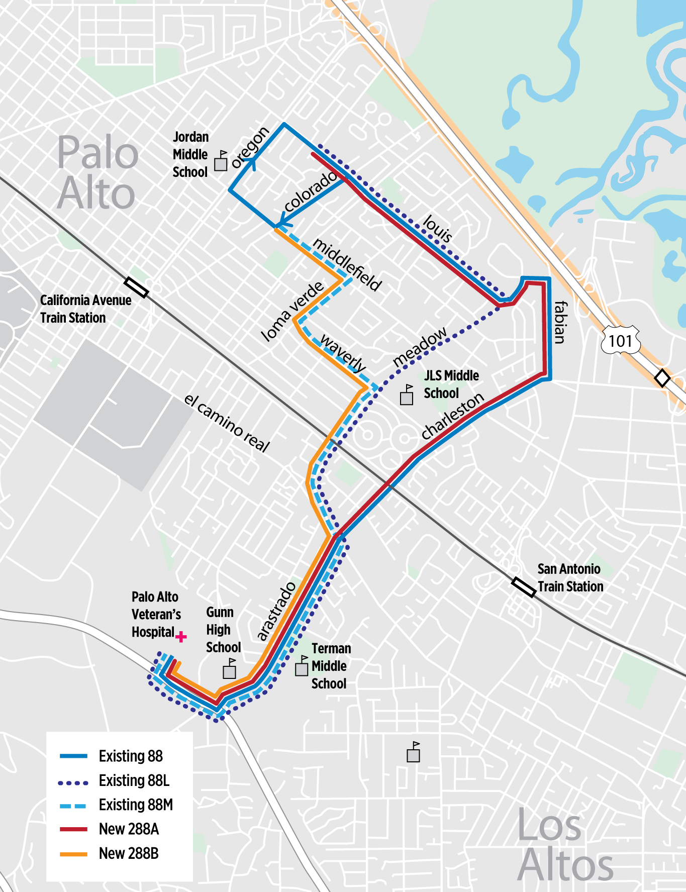 VTA 88 Bus
